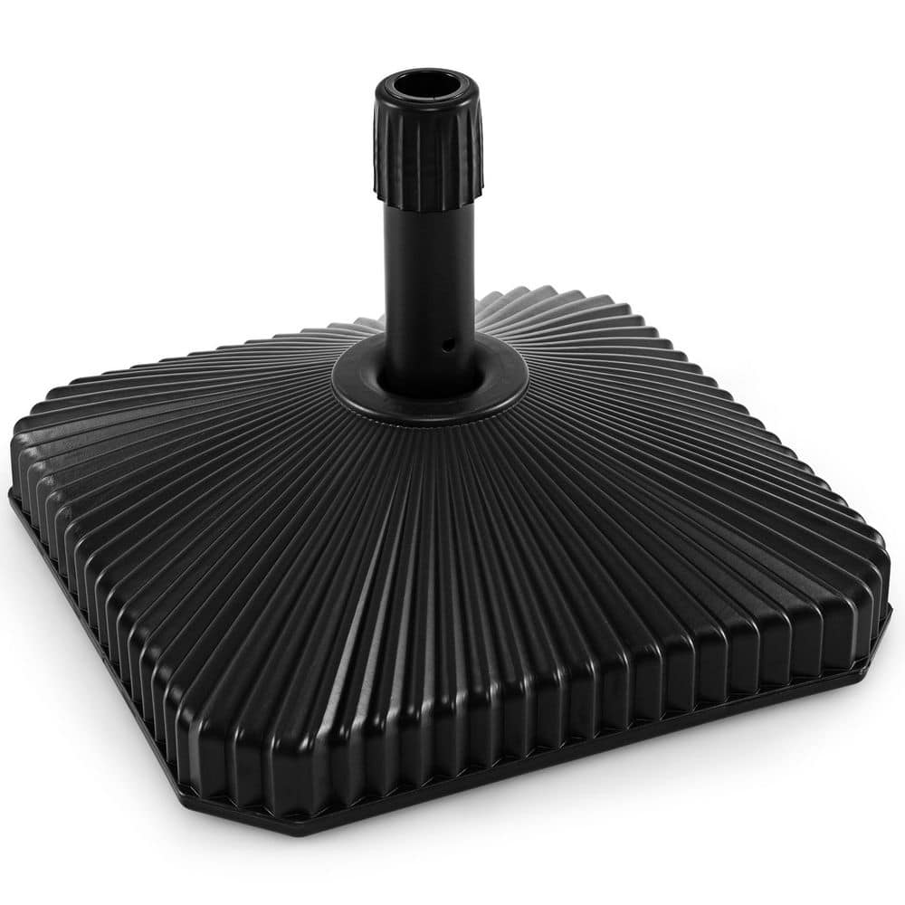 ANGELES HOME 5.5 lb. Plastic Fillable Patio Umbrella Base with Shell ...