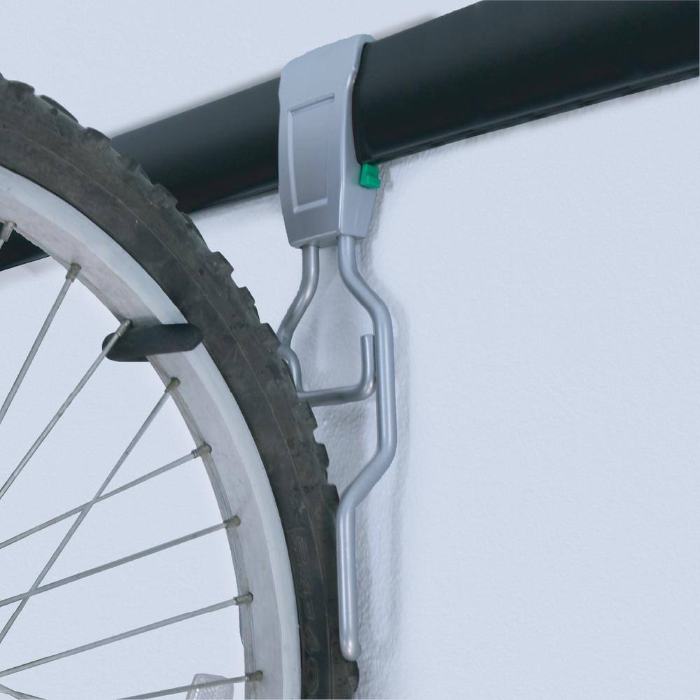 SafeRacks WT-DLXBS-48 Wall Mounted Bike Storage Rail 2.5 In. H X 48 In ...