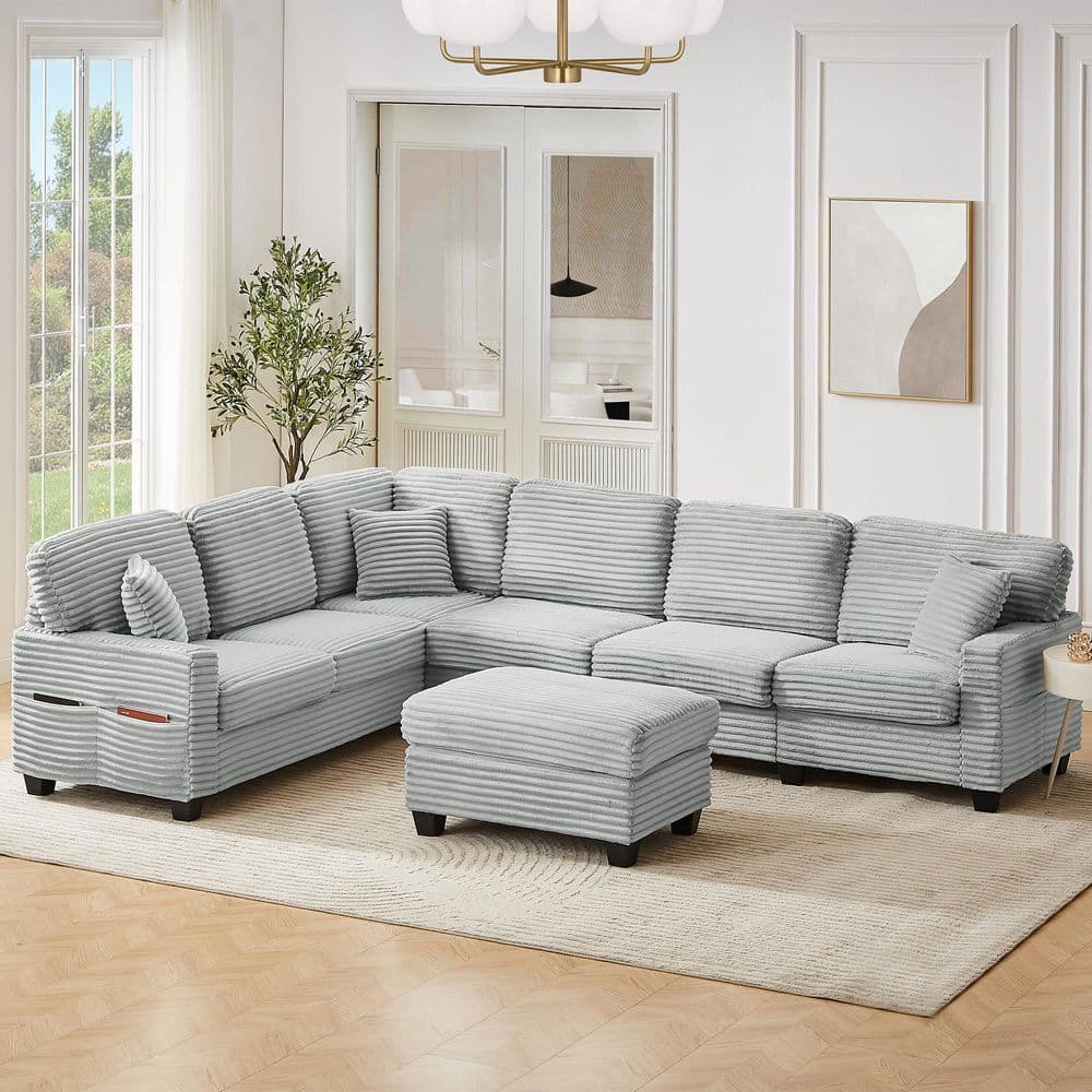 Have a question about Harper & Bright Designs 125.2 in. Square Arm ...