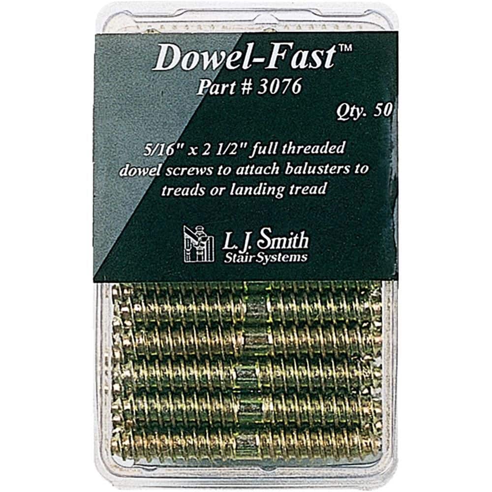 L. J. SMITH STAIR SYSTEMS 1 in. D x 1 in. W x 1 in. L Brown Baluster ...