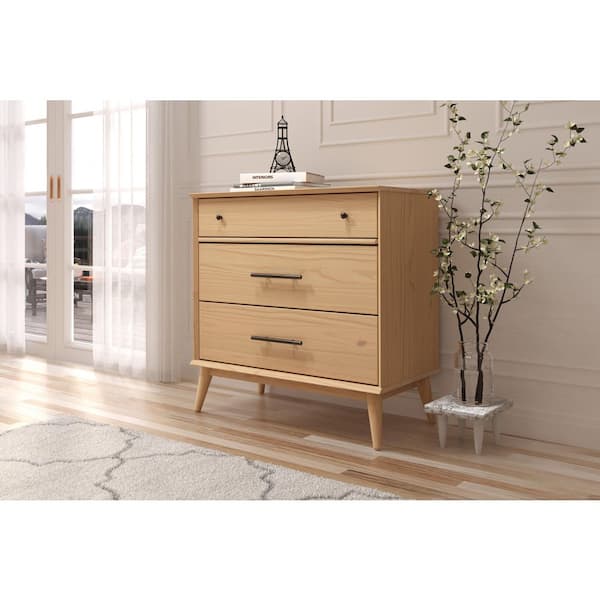 Scandi oak chest of drawers store