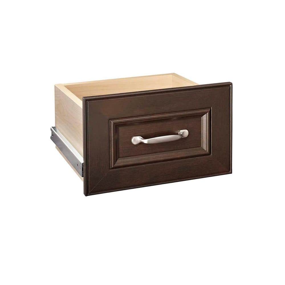 ClosetMaid 8.7 in. H x 13.39 in. W Brown Wood Drawer 30601 - The Home Depot