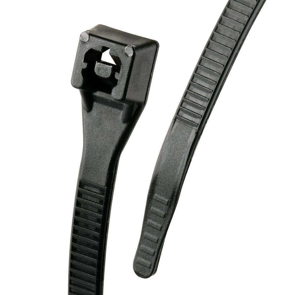 Commercial Electric 4 in. UV-Resistant Cable Ties (100-Pack) 295780 ...