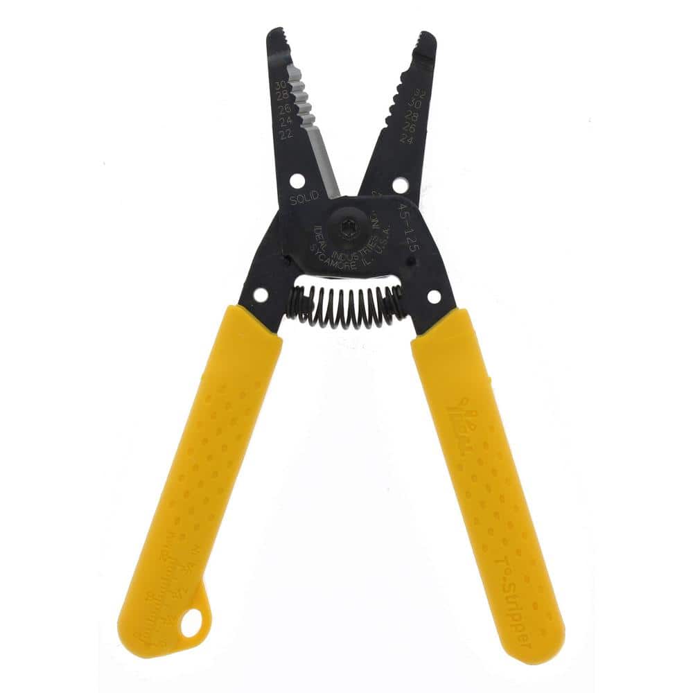 IDEAL T-7 Wire Stripper/Cutter 22-30 AWG Solid, 24-32 AWG Stranded 45 ...