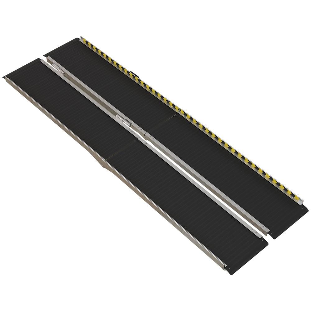 HOMCOM Wheelchair Ramp in Black 713-142V04BK - The Home Depot