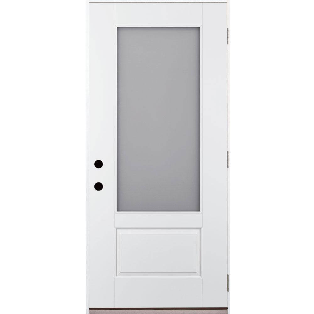 Feather River Doors Smart Glass 36 in. x 80 in. Left Hand Outswing ...