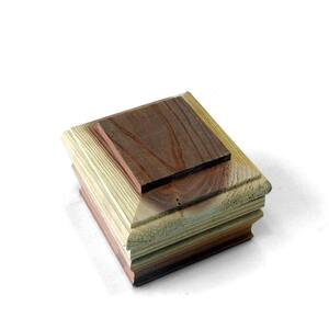 4 in. x 4 in. Redwood Newport Post Cap 88107 - The Home Depot