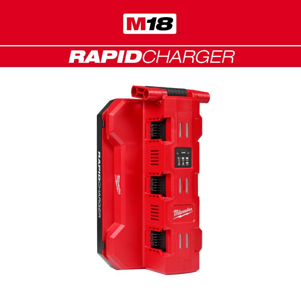 Milwaukee M18 18V PACKOUT 6-Port Daisy Chain Rapid Charger 48-59-1817 ...