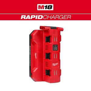 Milwaukee M18 18V Dual Bay Simultaneous Super Charger with 4 Point ...