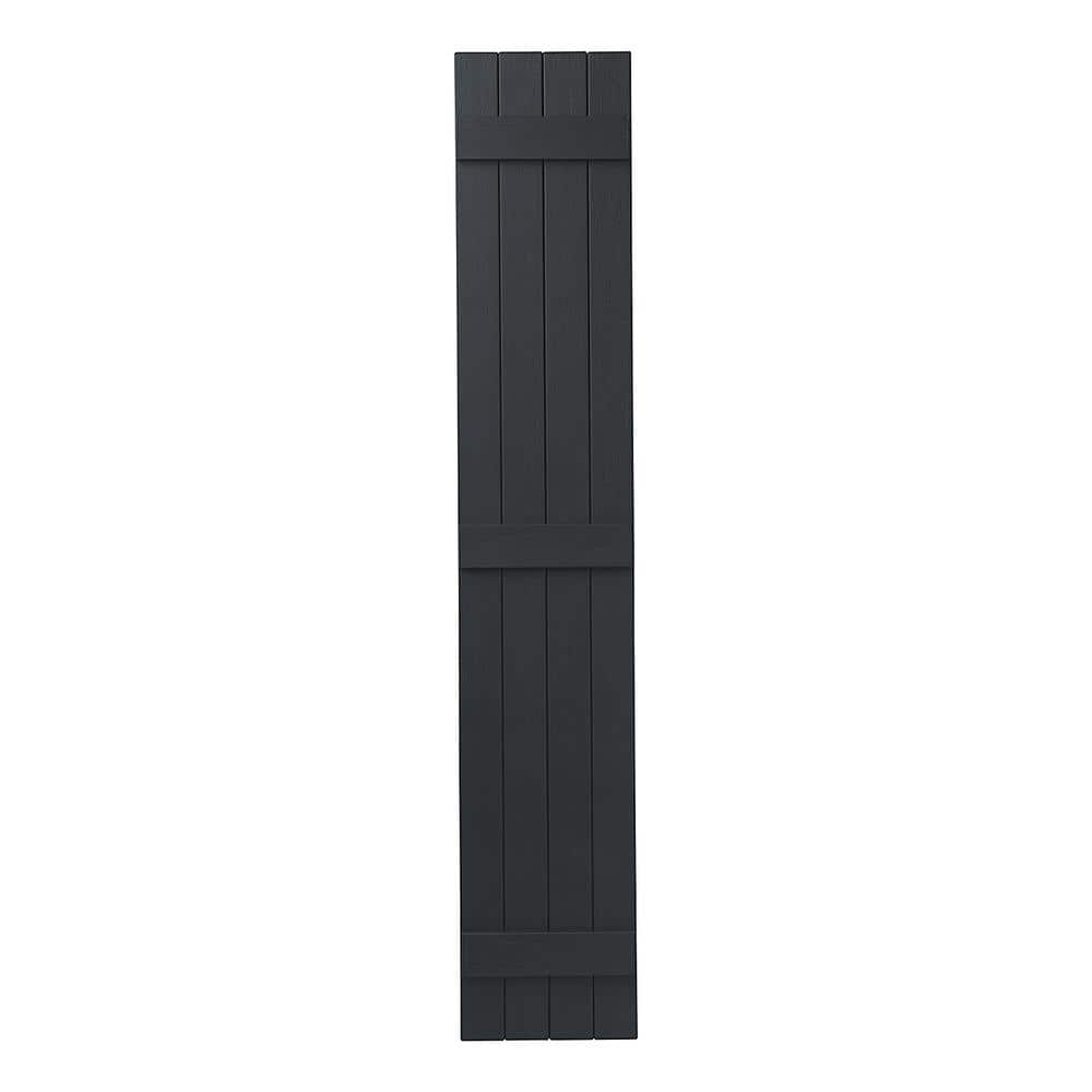 Ply Gem 15 in. x 81 in. Polypropylene 4 Board Closed Board and Batten ...