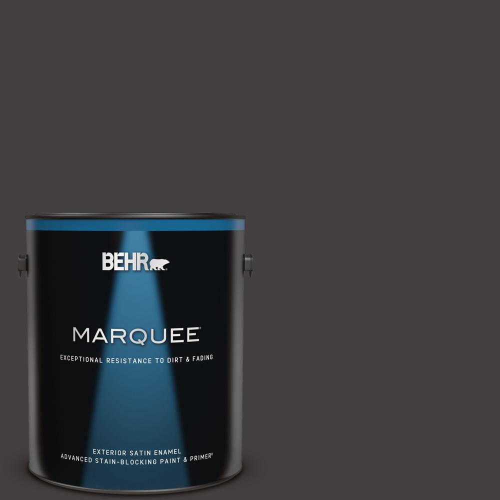 BEHR MARQUEE 1 gal. #MQ1-35 Off Broadway Satin Enamel Exterior Paint ...