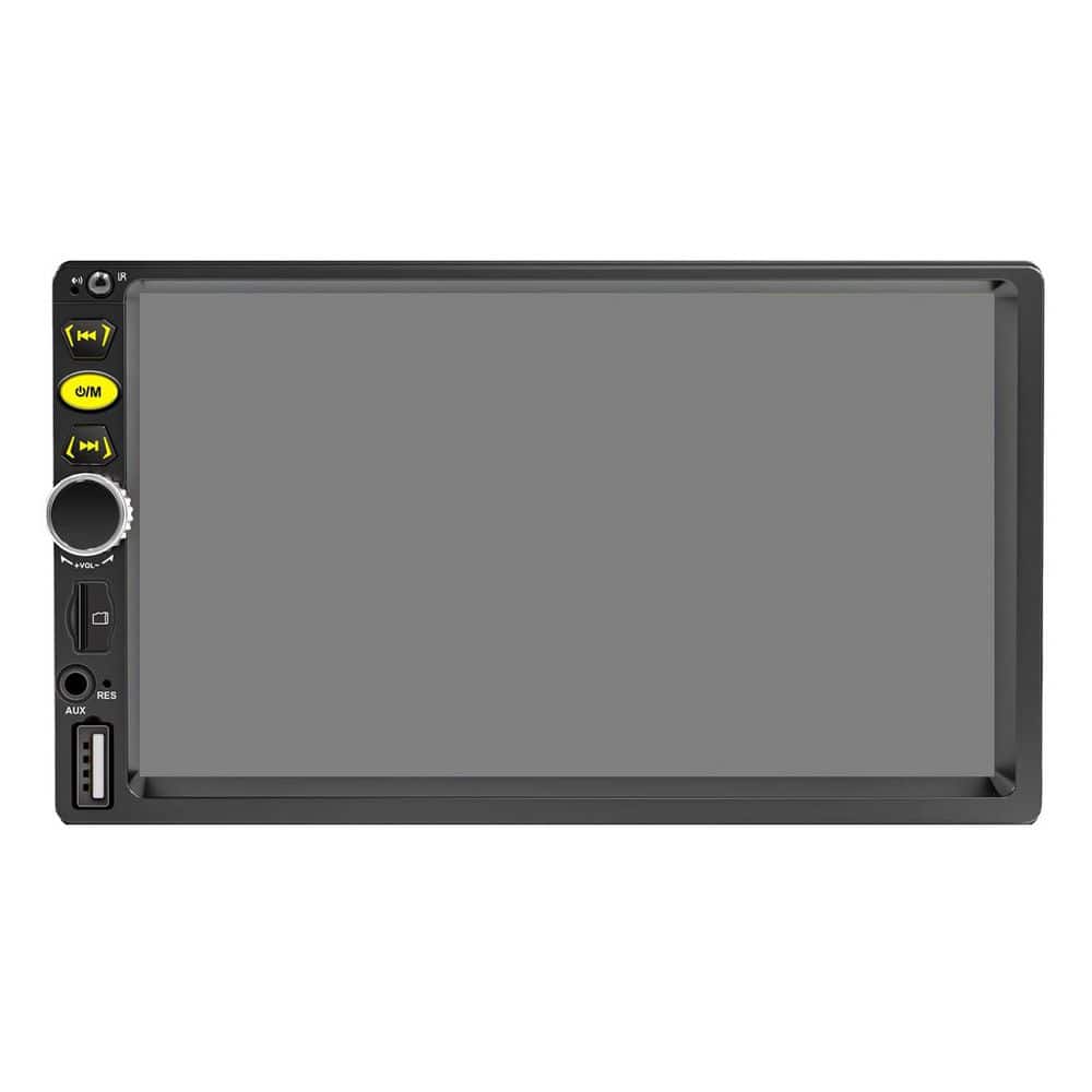 OBJLGEV 7 in. Double Din Touch Screen Car Radio with Apple CarPlay ...