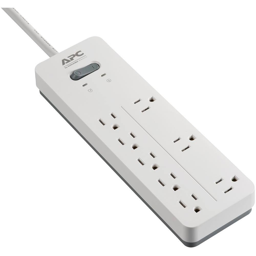 APC SurgeArrest 8-Outlet Power Strip Surge Protector PH8W - The Home Depot
