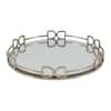Benjara Silver Decorative Tray BM285520 - The Home Depot