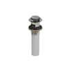 RIOBEL Lavatory Push Drain with Overflow in Chrome DB150C - The Home Depot