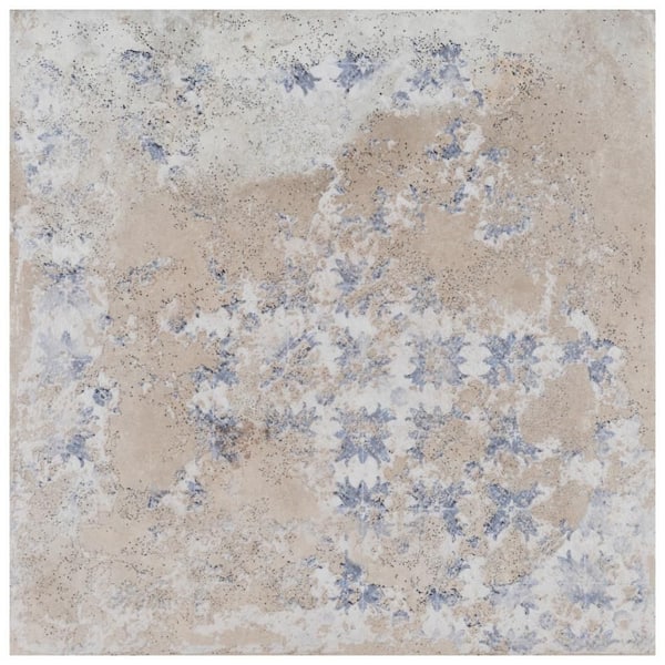 Merola Tile Antigua Deco Beige 12-7/8 in. x 12-7/8 in. Porcelain Floor ...