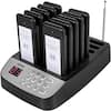 VEVOR F100 Restaurant Pager System 10 Pagers Max 98 Beepers Wireless ...