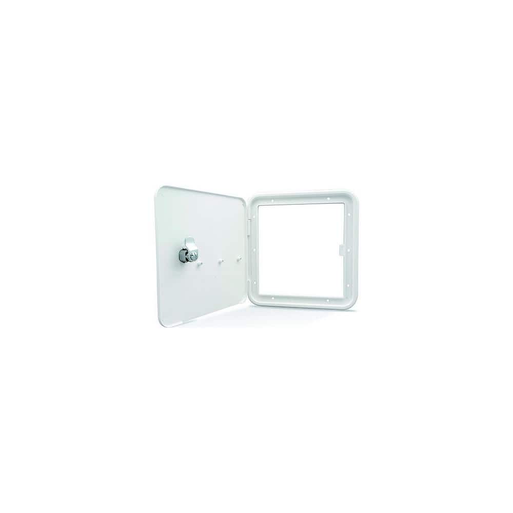 B&B MOLDERS LLC 6-1/2 in. Multipurpose Hatch without Back, Polar White 94306 - The Home Depot