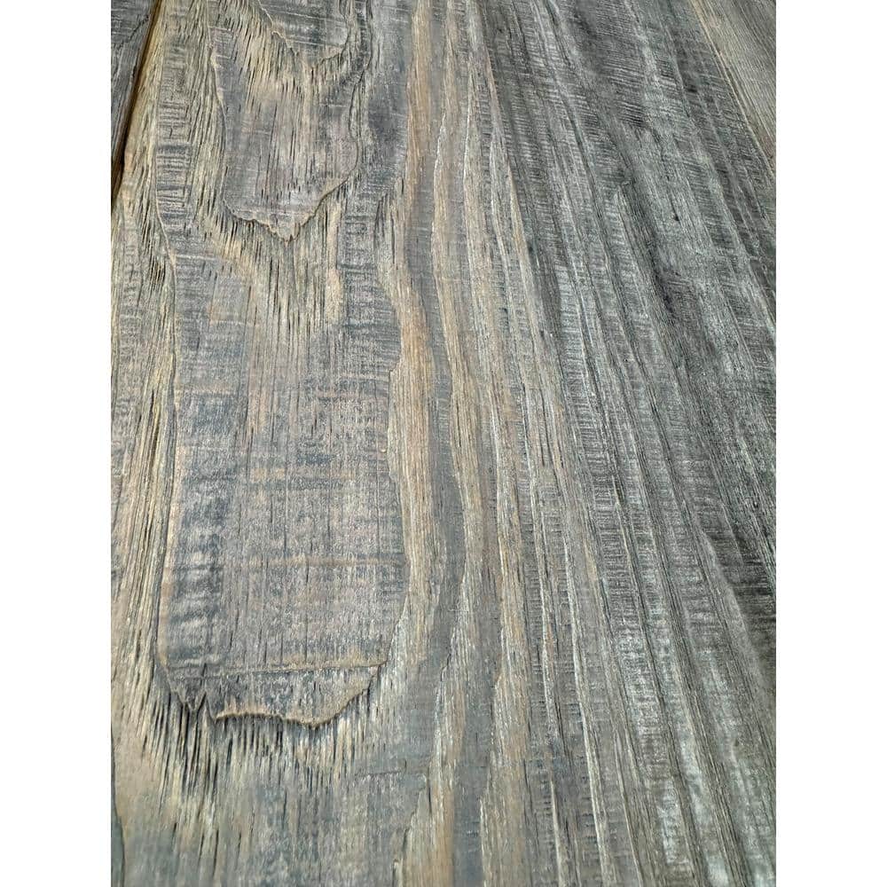Easy Planking 3/8 in. x 5 in. x 4 ft. Graywash Weathered Barn Wood ...