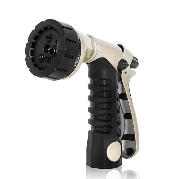 MISOPILY Heavy Duty Metal Hose Sprayer with 7 Adjustable Patterns ...