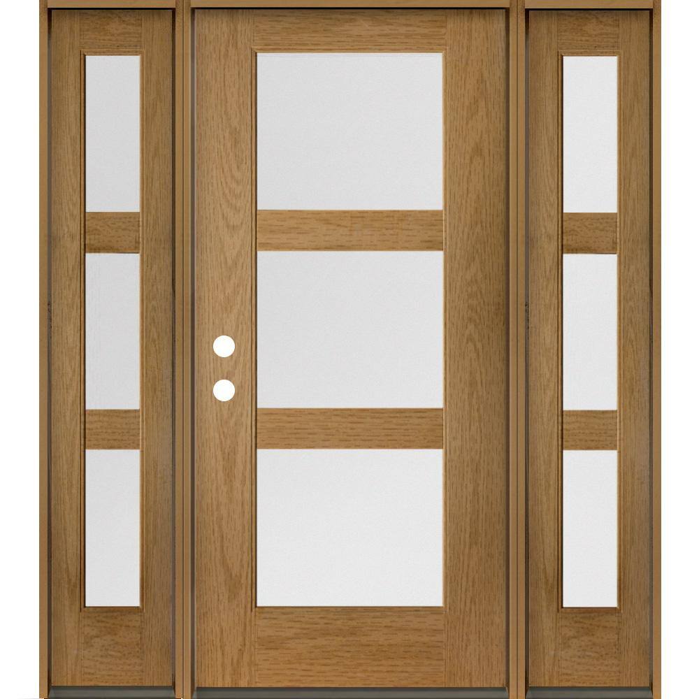 Reviews for Krosswood Doors BRIGHTON Modern 64 in. x 80 in. 3-Lite ...
