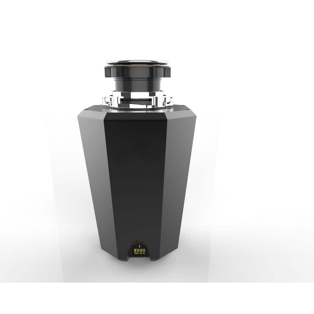 FUFU&GAGA Black Standard Corded 1 hp Continuous Feed Noise Insulated Garbage Disposal EJ—200 ...