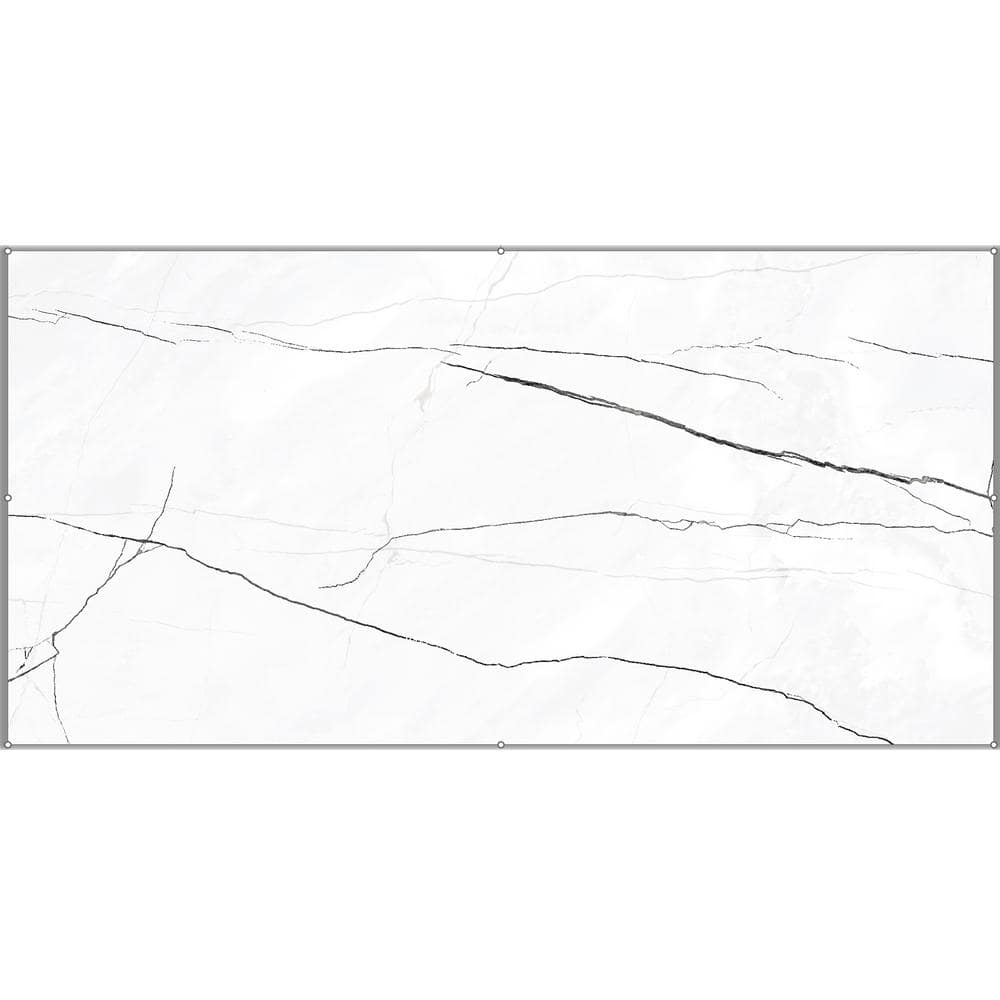 Breo Blanco 32 in. x 64 in. Polished Porcelain Floor and Wall Tile (13. ...