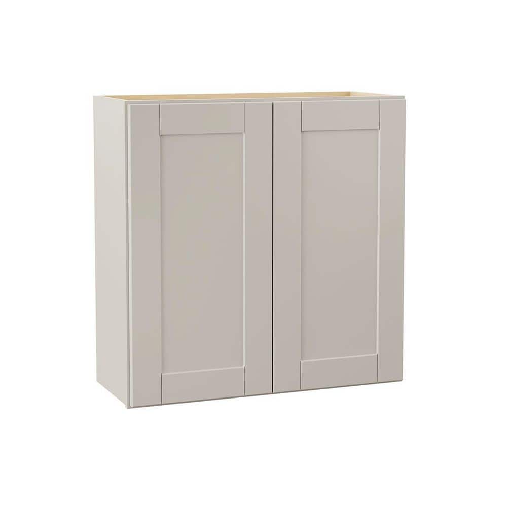 Hampton Bay Shaker 30 in. W x 12 in. D x 30 in. H Assembled Wall ...