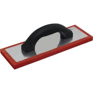 MARSHALLTOWN 12 in. x 4 in. Red Rubber Float - Coarse RRF124C - The ...