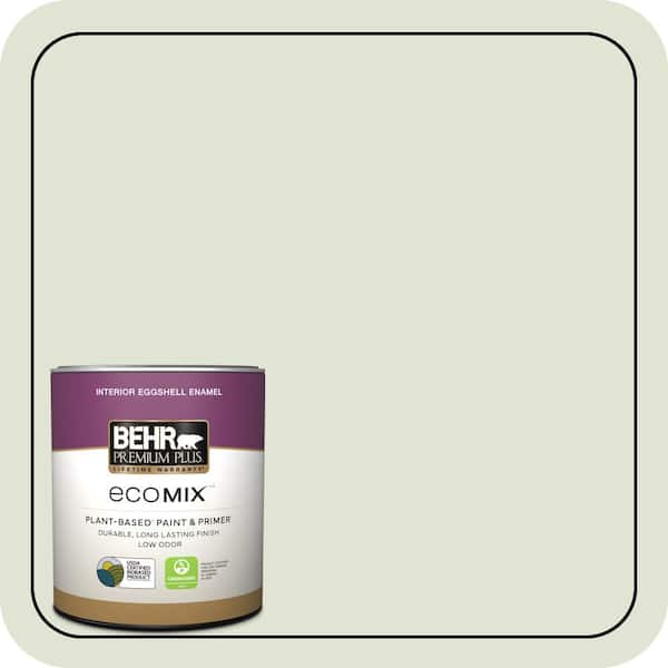BEHR PREMIUM PLUS 1 qt. #MQ3-46 Folly Eggshell Enamel EcoMix Plant ...