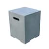 Elementi 15.7 in. X 15.7 in. Outdoor Concrete Propane Tank Cover ONB01 ...