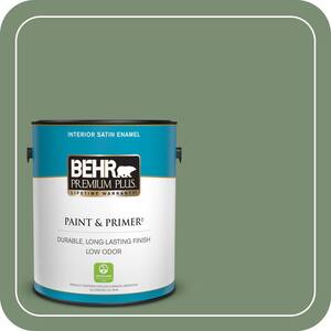 BEHR PREMIUM PLUS 8 oz. #PPU11-02 Shallot Bulb Semi-Gloss Interior ...
