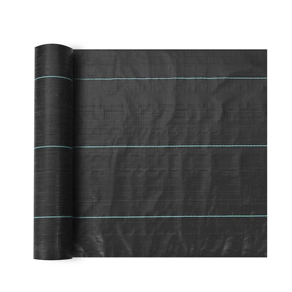 13 ft. W x 108 ft. L Heavy plastic Duty Weed Barrier Landscape Fabric ...
