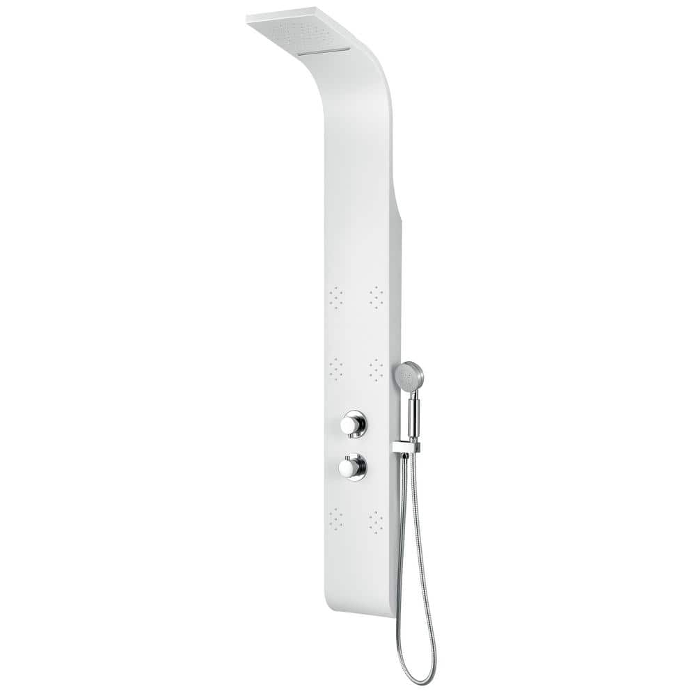 Anzzi Swan 64 In 3 Jetted Full Body Shower Panel With Heavy Rain