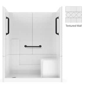 Sterling Medley 60 in. L x 30 in. W x 30 in. H 4-Piece Alcove Shower ...