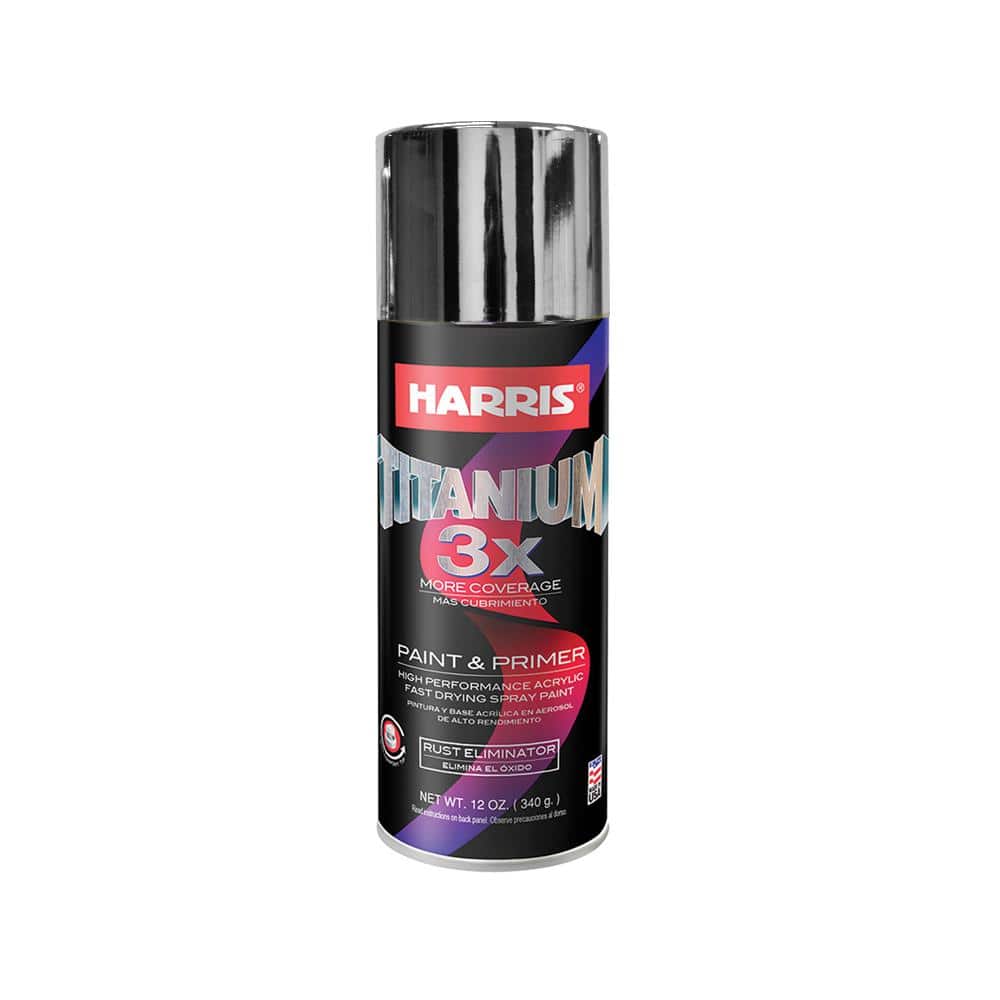 Harris 12 oz. Titanium Aluminum Spray Paint 38822 - The Home Depot