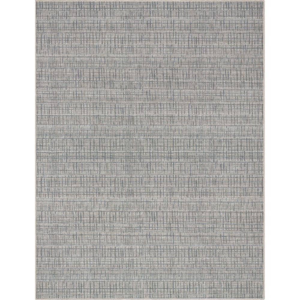Well Woven Beige 7 ft. 7 in. x 9 ft. 10 in. Flat-Weave Abstract Bali ...