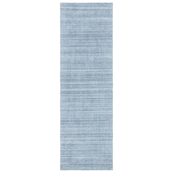 SAFAVIEH Mirage 2 ft. x 8 ft. Dark Gray Distressed Striped Runner Rug ...