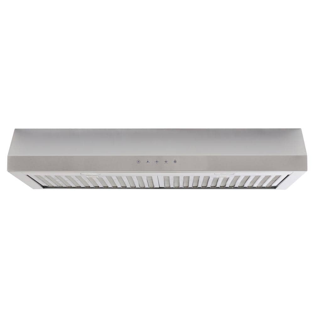 Vissani Cenza 30 in. 340 CFM Convertible Under Cabinet Range Hood in ...