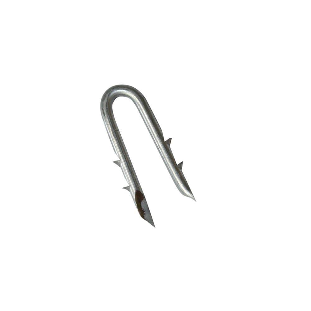 Sure-Fit 1-3/4 in. Galvanized Barbed Staple ( 1 lb. Pack) 385297 - The ...