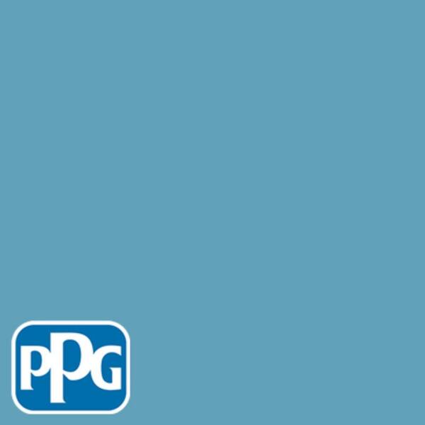 Glidden Diamond 5 gal. #HDPPGB46 Mayflower Blue Semi-Gloss Exterior One ...