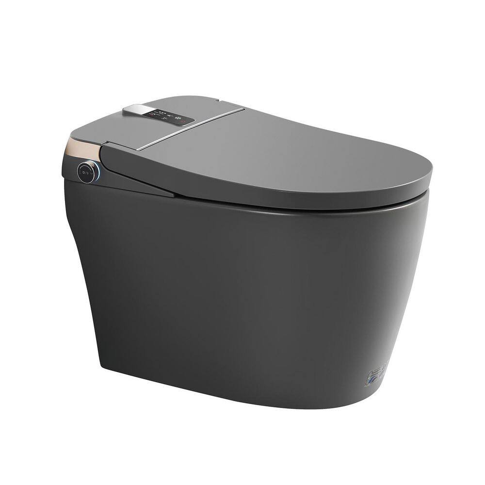 GIVING TREE Electric Smart Toilet Bidet Elongated 1.28 GPF with Heated ...