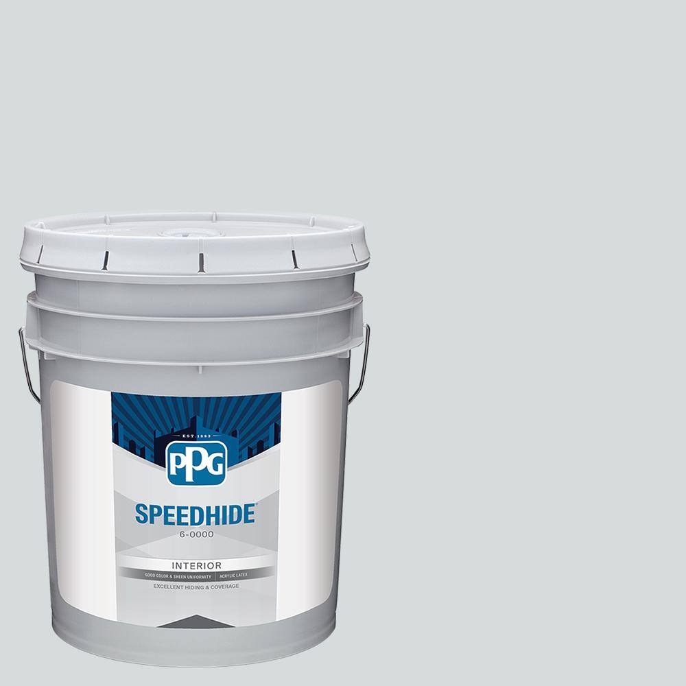 SPEEDHIDE 5 gal. PPG1037-1 Sea Frost Semi-Gloss Interior Paint PPG1037 ...