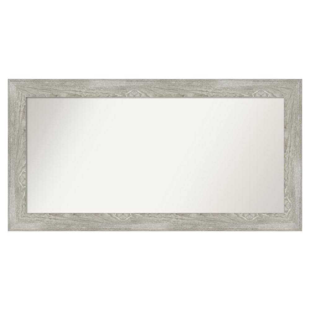 Amanti Art Dove Greywash 52 in. x 27 in. Custom Non-Beveled Distressed ...