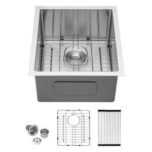 UKINOX 18 Gauge Stainless Steel 9 in. Undermount Bar Sink UK10710 - The ...