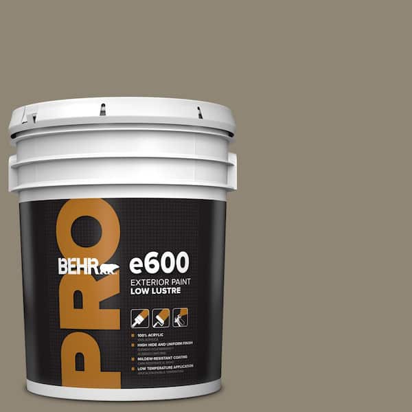BEHR PRO 5 gal. #ECC-14-2 Great Frontier Low Luster Exterior Paint ...