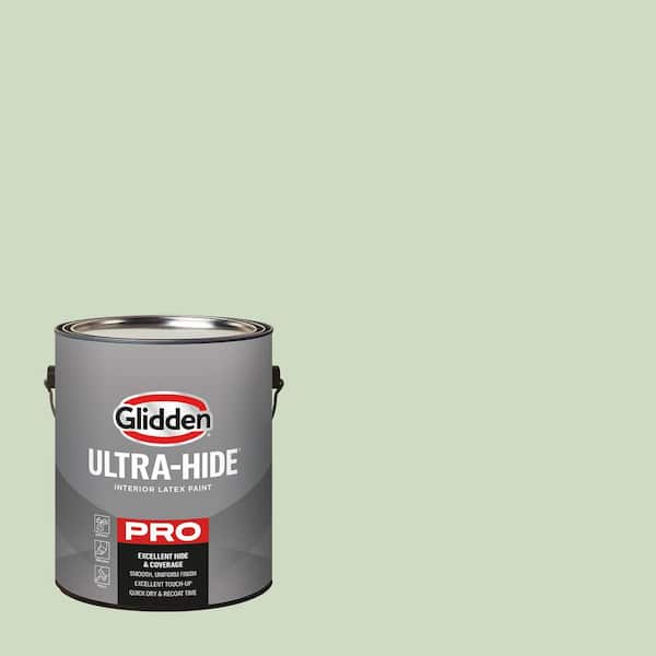 Glidden Ultra-Hide 1 gal. PPG1121-3 Pale Moss Green Satin Interior ...