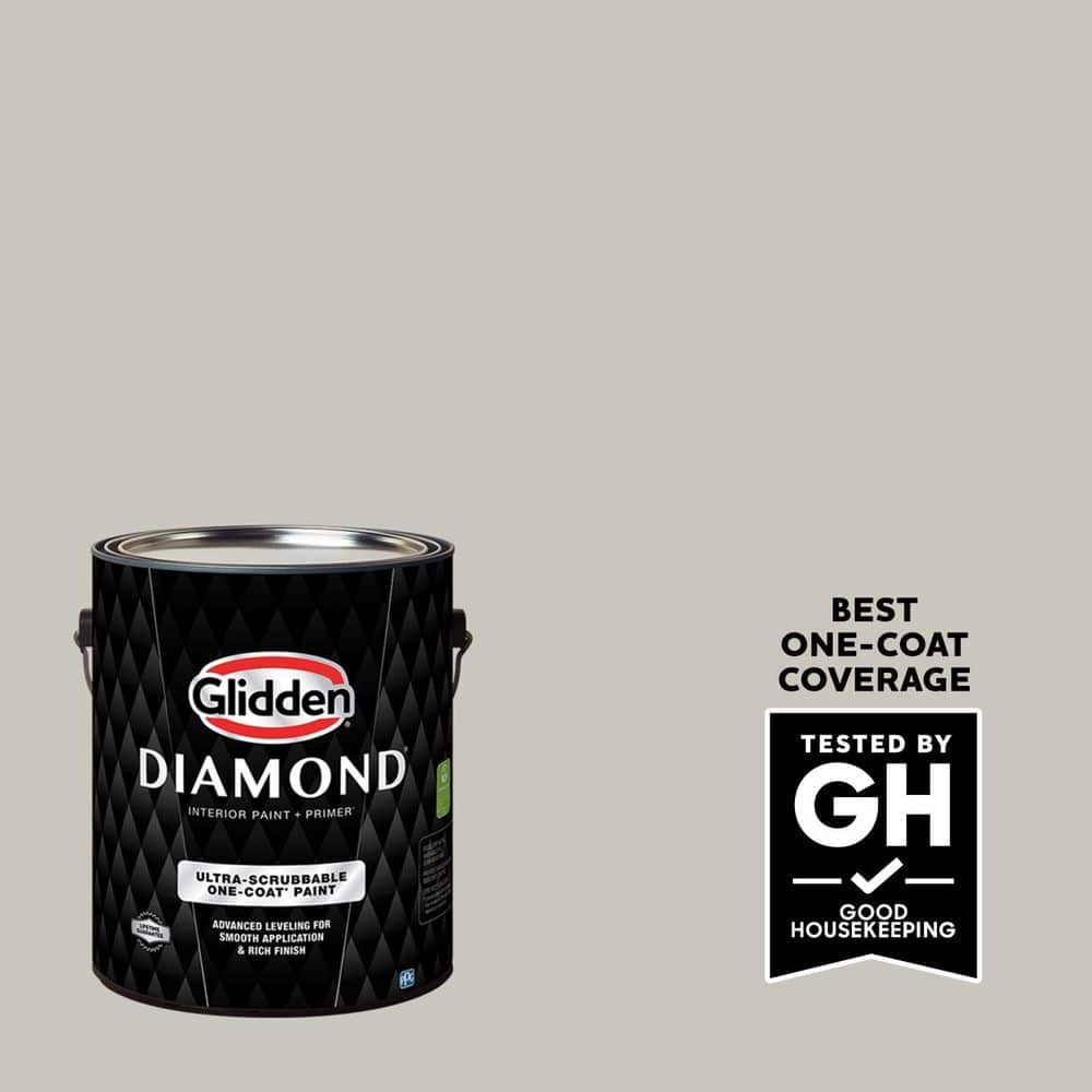 Glidden Diamond 1 gal. PPG1006-3 Early Evening Ultra-Flat Interior ...