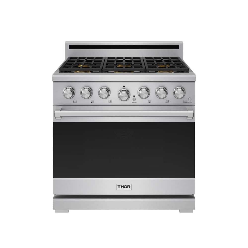 Thor Kitchen X Series 36. in 6 Burners Freestanding Gas Range in ...