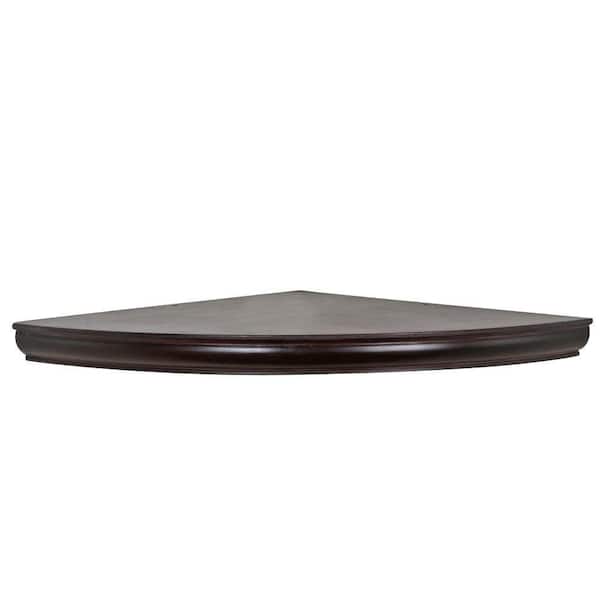 Home Decorators Collection 18 in. L x 18 in. W Profile Espresso Corner ...